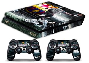 skin ps4 slim - lionel messi fc barcellona - limited edition decal cover adesiva playstation 4 slim sony bundle