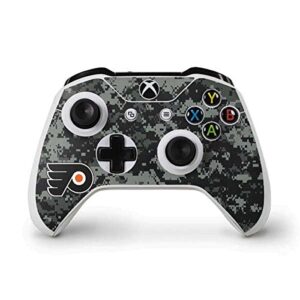 skinit decal gaming skin compatible with xbox one s controller - officially licensed nhl philadelphia flyers camo design