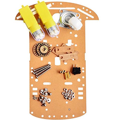 Ardest DIY Programmable 2WD Smart Robot Car Chassis Kit with Motor Speed Encoder for Kids to Learn Arduino, Coding, Robotics, and Electronics