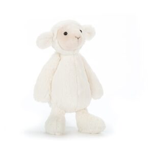 Jellycat Bashful Lamb Stuffed Animal, Medium 12 inches | Lamb and Sheep Plush Toy | Classic Children's Gift