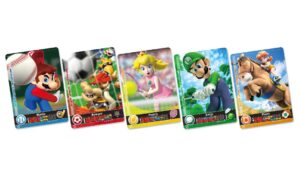 mario sports superstars amiibo cards - pack of 5 (nintendo 3ds)