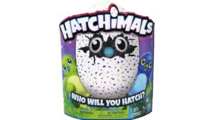 spin master hatchimal draggle, blue/green