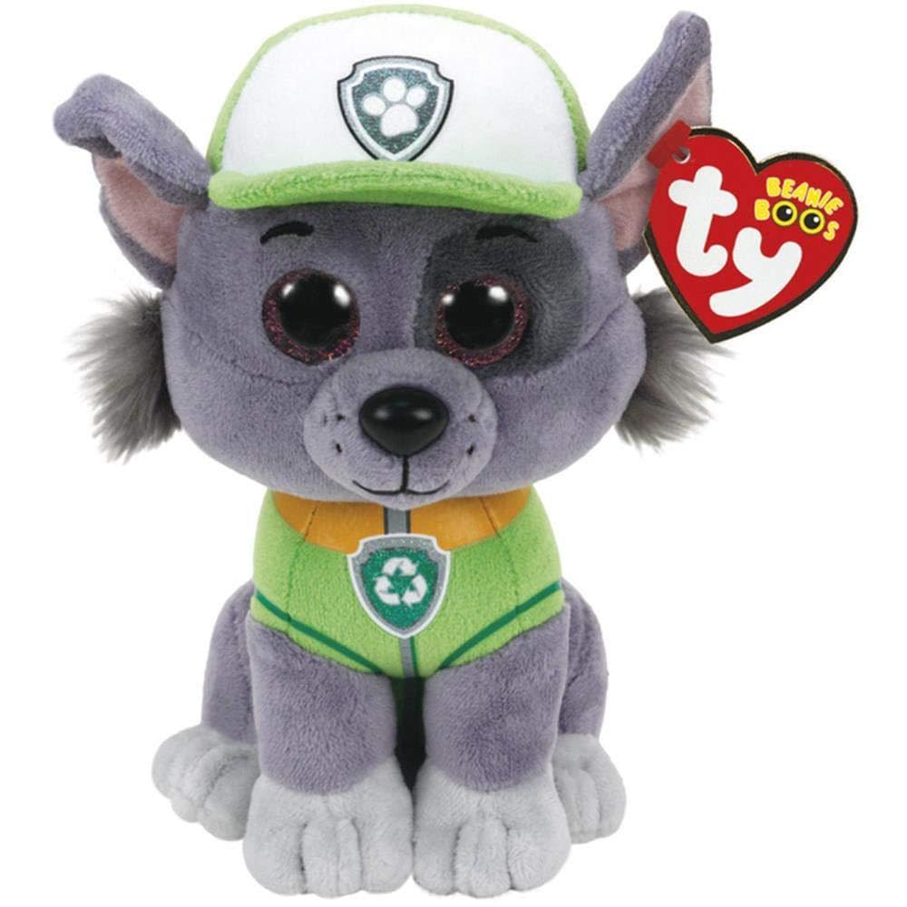 ty 41212 Rocky Dog-Paw Patrol-Reg, Multicolored, 15cm