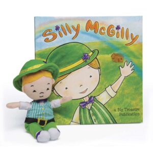 silly mcgilly, st. patrick's day book, children's birthday gift, irish gift