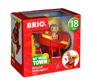 brio rescue helicopter preschool toy