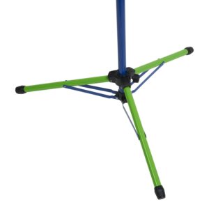 audio 2000s 60" height portable sheet music stand blue/green ast4449