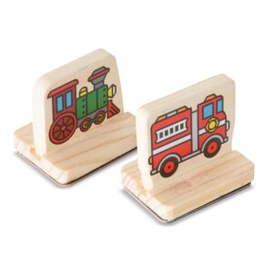 Melissa & Doug My First Wooden Stamp Set - Vehicles