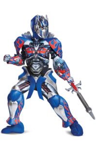 disguise optimus prime movie prestige costume, blue, small (4-6)