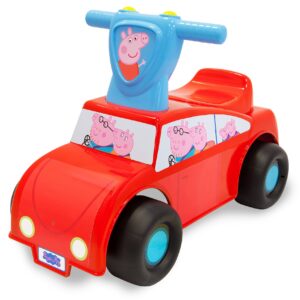 Peppa Pig Family Car Push n' Scoot Ride-on