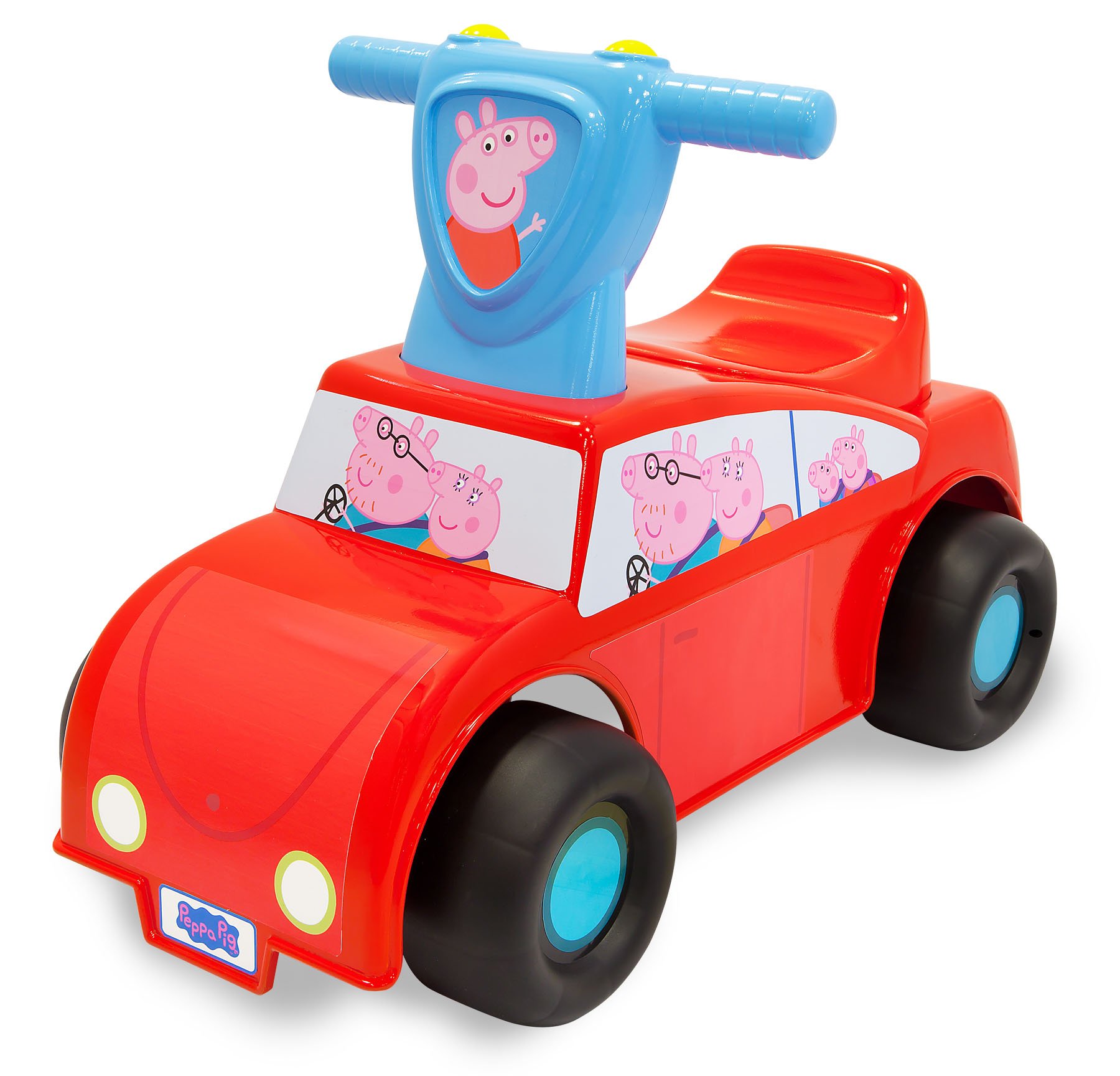 Peppa Pig Family Car Push n' Scoot Ride-on