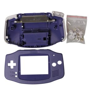 Timorn Gba Case Replacement, Full Parts Replacement Housing Shell Pack for Game Boy Advance (Blue)