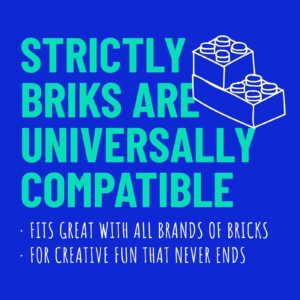 Strictly Briks 12 Pack Stackable Baseplates 10x10 - Building Brick Base Plates with 32 x 32 Studs, Mats, Bases, Boards, Sheets - Compatible with All Major Brands - Rainbow Colors