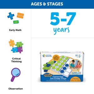 Learning Resources Connecting Ten-Frame Trays, 165 Pieces