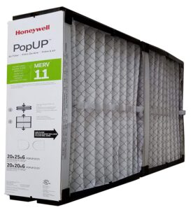 honeywell popup2025 single box with two 20" x 25" media filter