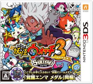 nintendo 3ds yokai watch 3 sukiyaki included awakening enma medal japanese edition