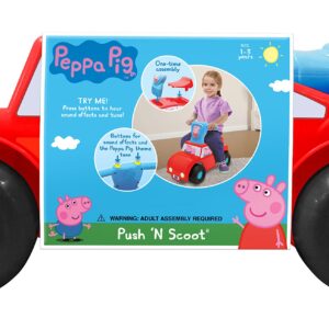 Peppa Pig Family Car Push n' Scoot Ride-on