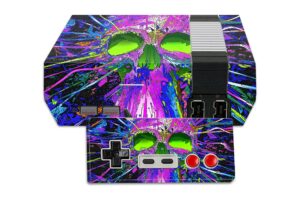 mightyskins skin compatible with nintendo nes classic edition wrap cover sticker skins hard wired