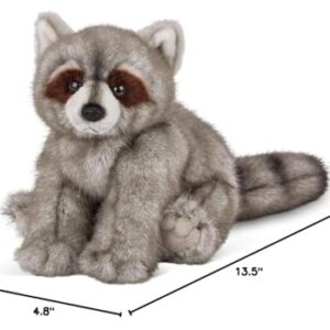 Bearington Rocko Plush Stuffed Animal Raccoon, 13 inches