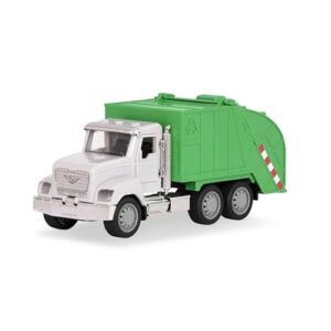 driven by battat – toy recycling truck for kids – toy work vehicle – lights & sounds – movable parts – 3 years + – micro recycling truck