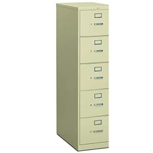 310 series 18.25"w 5-drawer legal file finish: putty