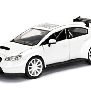 Jada Toys Fast & Furious 1:24 Mr. Little Nobody's Subaru WRX STI Die-cast Car, Toys for Kids and Adults, White (98296)