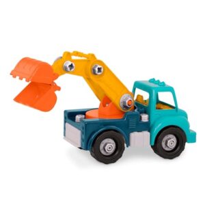 Battat – Classic Construction Toy – Pretend Play Tools – Toddler Trucks – Dexterity Building Toy – 3 Years + – Take-Apart Crane