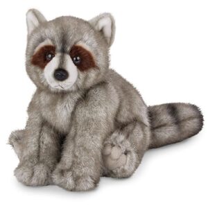 bearington rocko plush stuffed animal raccoon, 13 inches