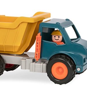 Battat – Yellow Dump Truck – Classic Toddler Trucks – Kids Construction Toys – Soft Rubber Wheels – 18 Months + – Dump Truck