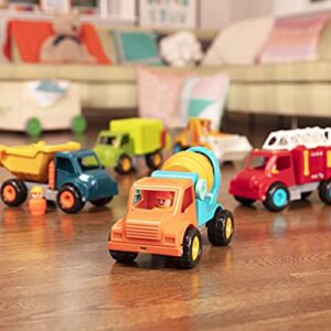 Battat – Yellow Dump Truck – Classic Toddler Trucks – Kids Construction Toys – Soft Rubber Wheels – 18 Months + – Dump Truck