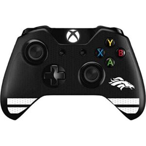 skinit decal gaming skin compatible with xbox one controller - officially licensed nfl denver broncos shutout design