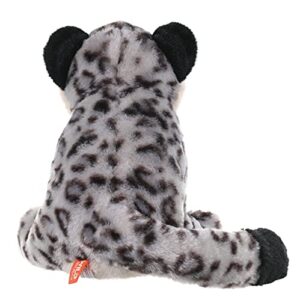 Wild Republic Snow Leopard, Cuddlekins, Stuffed Animal, 12 inches, Gift for Kids, Plush Toy, Fill is Spun Recycled Water Bottles