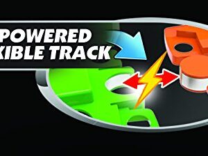 Mindscope LED Laser Tracks by Twister Tracks 12 Feet of Light Up Flexible Track + 1 Light Up Race Car Each Individual Track Piece Contains Lights (Standard Color System)