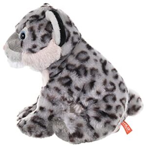 Wild Republic Snow Leopard, Cuddlekins, Stuffed Animal, 12 inches, Gift for Kids, Plush Toy, Fill is Spun Recycled Water Bottles