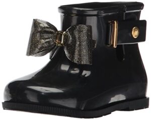 mini melissa sugar rain bow mary jane (toddler), black, 10 regular us toddler