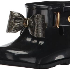 Mini Melissa Sugar Rain Bow Mary Jane (Toddler), Black, 10 Regular US Toddler