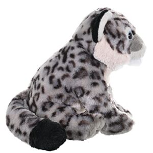 Wild Republic Snow Leopard, Cuddlekins, Stuffed Animal, 12 inches, Gift for Kids, Plush Toy, Fill is Spun Recycled Water Bottles