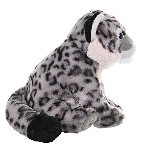 Wild Republic Snow Leopard, Cuddlekins, Stuffed Animal, 12 inches, Gift for Kids, Plush Toy, Fill is Spun Recycled Water Bottles