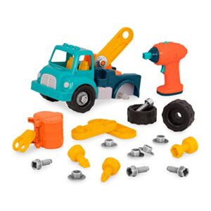 battat – classic construction toy – pretend play tools – toddler trucks – dexterity building toy – 3 years + – take-apart crane