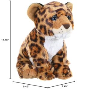 Wild Republic Jaguar Cub Plush, Stuffed Animal, Plush Toy, Gifts for Kids, Cuddlekins 12 Inches