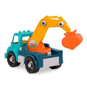 Battat – Classic Construction Toy – Pretend Play Tools – Toddler Trucks – Dexterity Building Toy – 3 Years + – Take-Apart Crane