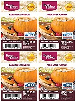 Better Homes and Gardens Farm Apple Pumpkin Wax Cubes - 4-Pack