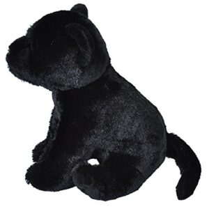 Wild Republic Jaguar Black, Cuddlekins, Stuffed Animal, 12 inches, Gift for Kids, Plush Toy, Fill is Spun Recycled Water Bottles