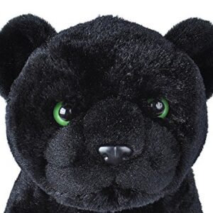 Wild Republic Jaguar Black, Cuddlekins, Stuffed Animal, 12 inches, Gift for Kids, Plush Toy, Fill is Spun Recycled Water Bottles