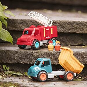 Battat – Yellow Dump Truck – Classic Toddler Trucks – Kids Construction Toys – Soft Rubber Wheels – 18 Months + – Dump Truck