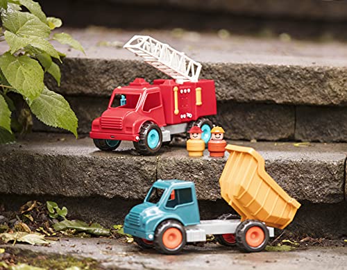 Battat – Yellow Dump Truck – Classic Toddler Trucks – Kids Construction Toys – Soft Rubber Wheels – 18 Months + – Dump Truck