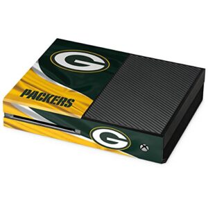 skinit decal gaming skin compatible with xbox one console - officially licensed nfl green bay packers design