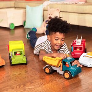 Battat – Toy Bulldozer – Classic Toddler Trucks – Yellow Construction Toy- Soft Rubber Wheels – Front End Loader- 18 Months +