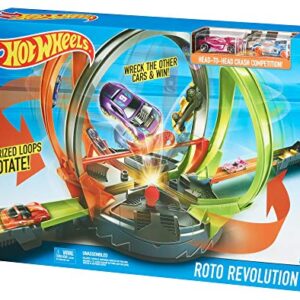 Hot Wheels Roto Revolution Track Set, multi color (FDF26)