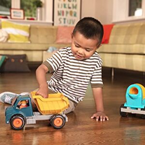 Battat – Yellow Dump Truck – Classic Toddler Trucks – Kids Construction Toys – Soft Rubber Wheels – 18 Months + – Dump Truck