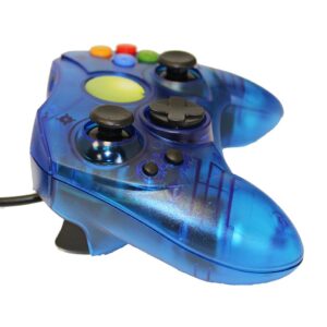 Replacement Controller for XBox Original - Blue Transparent - by Mars Devices